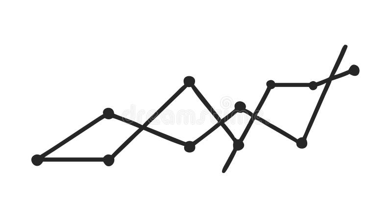 Network Connection Dots Graph Icon, Data Analysis and Structure, Vector Design Generative AI ...