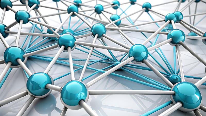 Network Connection Icon, Abstract Digital Technology Symbol, Data Link ...