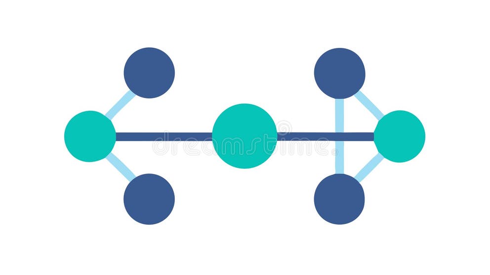 Network Connection Icon, Data Link Technology Symbol, Vector Design ...
