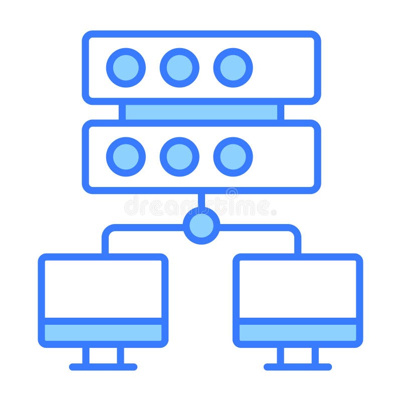 Network Connection Icon Modern Illustration Stock Vector - Illustration ...