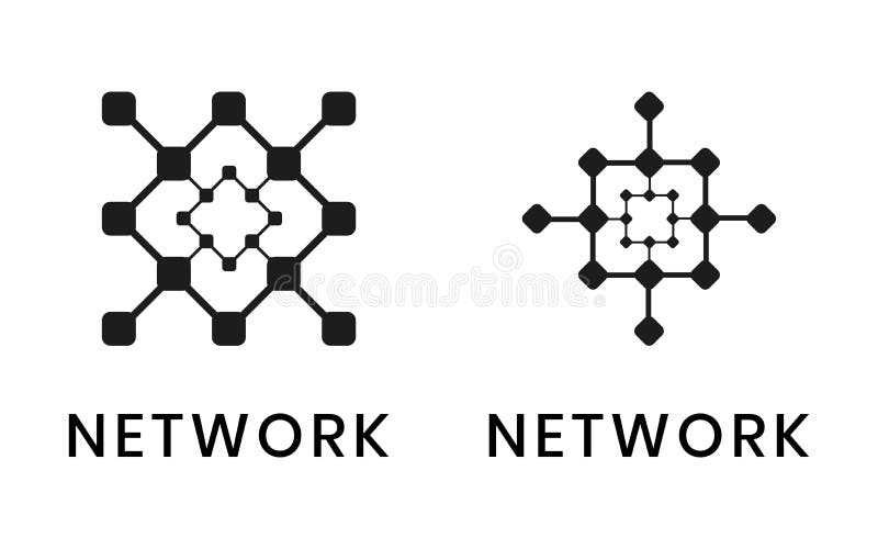 Network Connection Icons for Applications and Websites Stock Vector ...