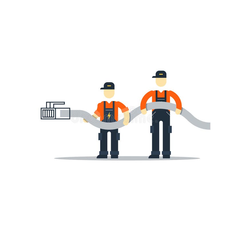 Network Cable Install Stock Illustrations – 152 Network Cable Install ...