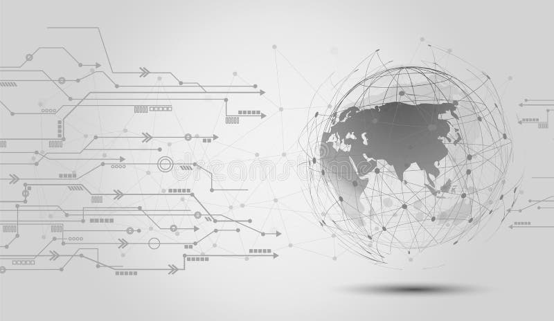 Mesh Earth stock illustration. Illustration of europe - 1282181