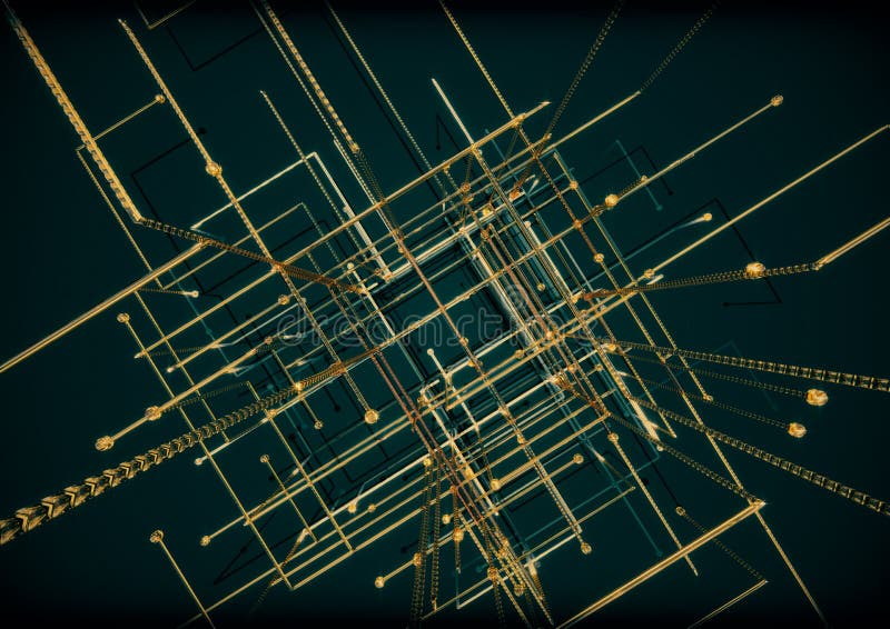 Network connection lines stock illustration. Illustration of internet ...