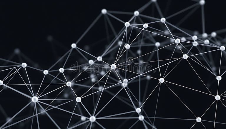 Network Connection Lines, Digital Technology, Data Flow, Internet ...