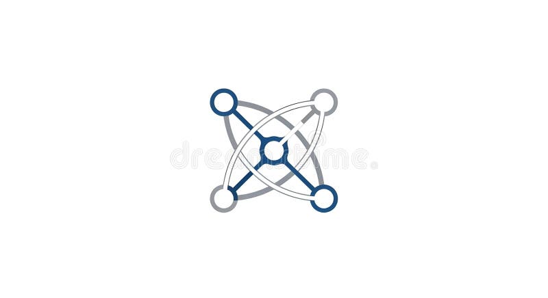 Abstract Network Connection Logo Design Stock Illustrations – 85,361 ...