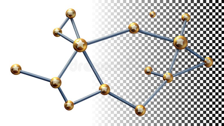 Network Connection Nodes, Technology and Data Transfer Symbol for Digital Use Png Transparent ...
