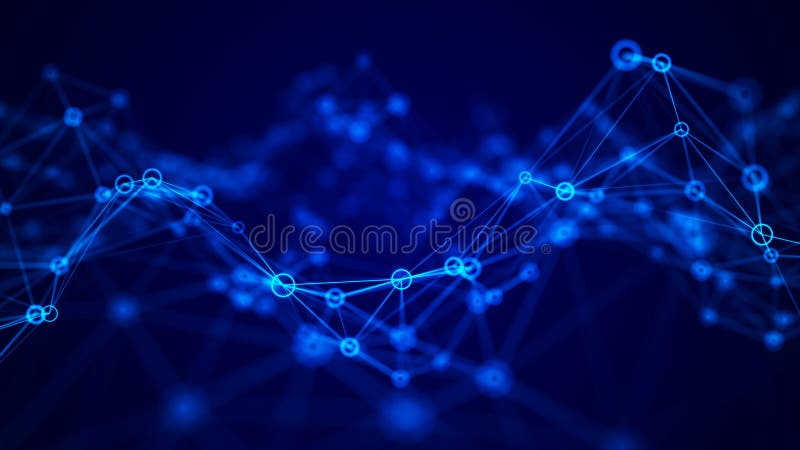 Network Connection Structure. Background for Business Event. Science ...