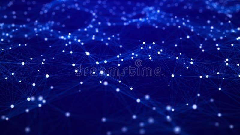 Network Connection Structure. Background for Business Event. Science ...