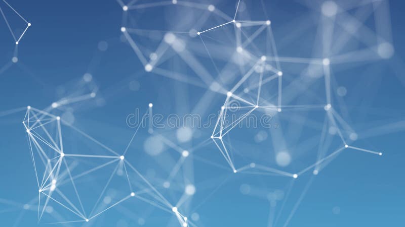 Network Connection Structure Big Data Connecting Points And Lines Abstract Technology
