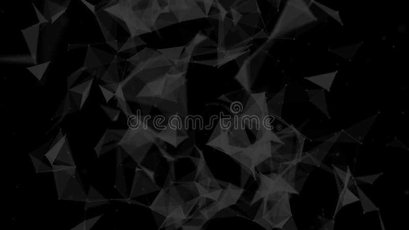 Abstract Connection Dots Technology Background Network Connection Structure Plexus Effect 3d