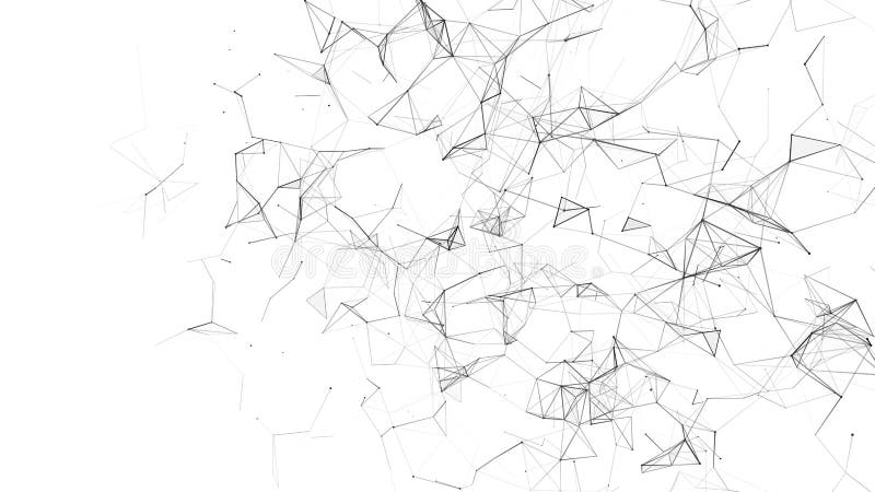 Network Connection Structure. Concept of Hi Tech and Future ...