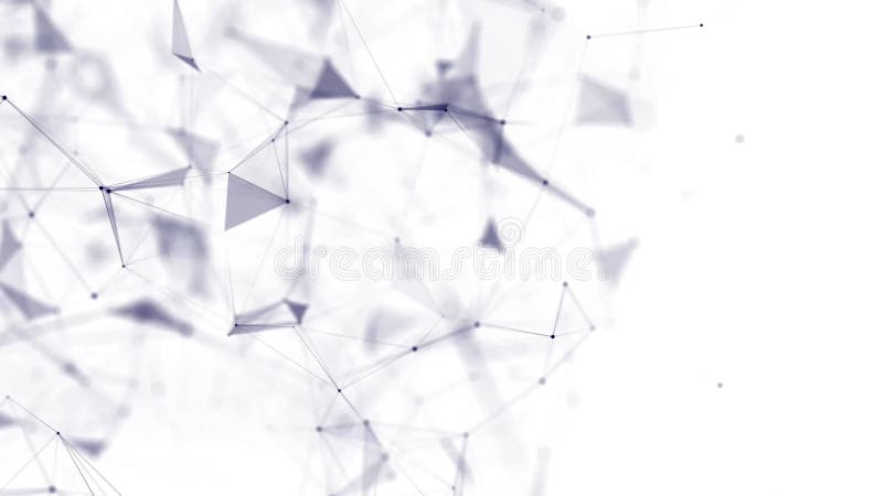 Network Connection Structure. Concept of Hi Tech and Future ...