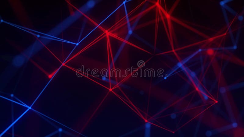 Network Connection Structure. Big Data. Connecting Points and Lines. Abstract Technology ...