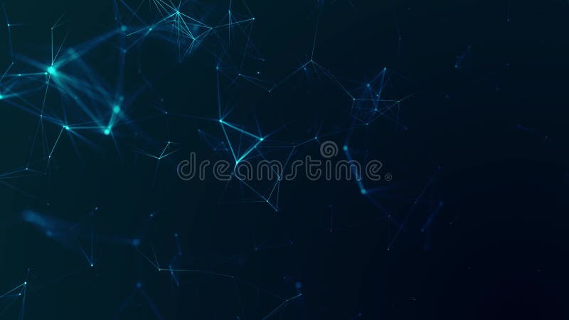 Network Connection Structure. Big Data. Connecting Points and Lines. Abstract Technology ...