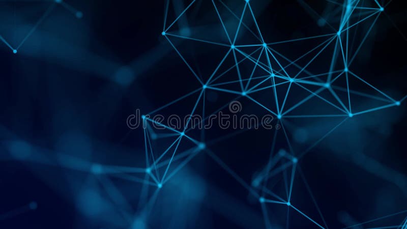 Network Connection Structure Big Data Connecting Points And Lines Abstract Technology