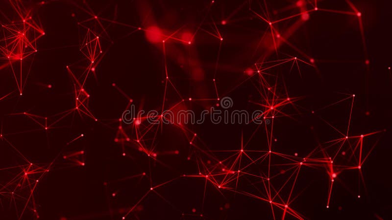 Network Connection Structure. Big Data. Connecting Points and Lines ...