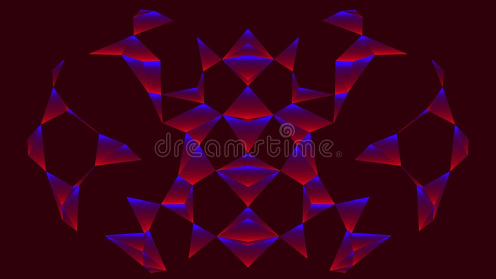 Network Connection Structure. Futuristic Background Made of Triangles ...