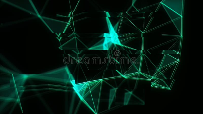 Network Connection Structure. Technology Connect Big Data. Science ...