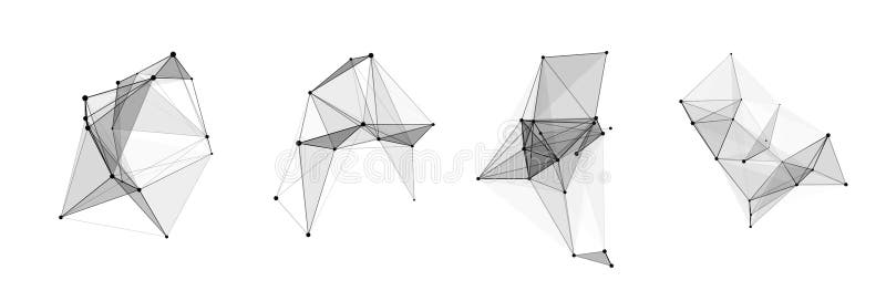 Network Connection Structure. Technology Connect Big Data. Science ...