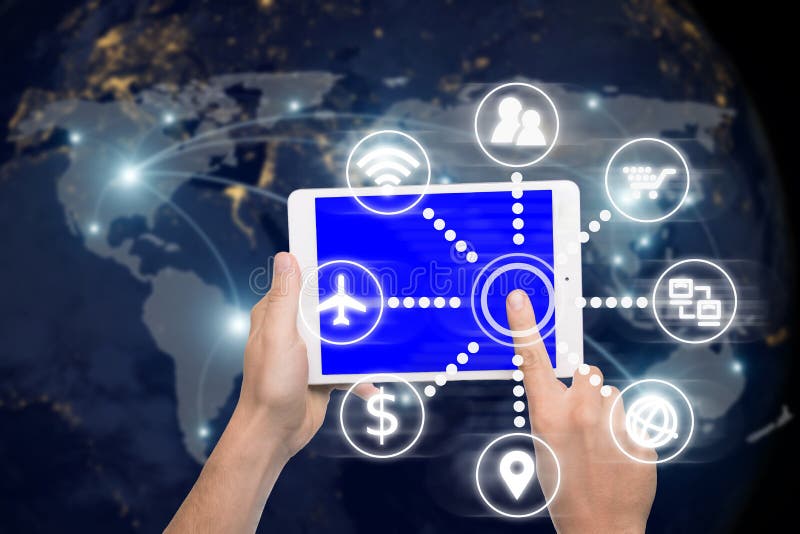 Smart Technology Concept with Global Logistics Partnership for L Stock ...