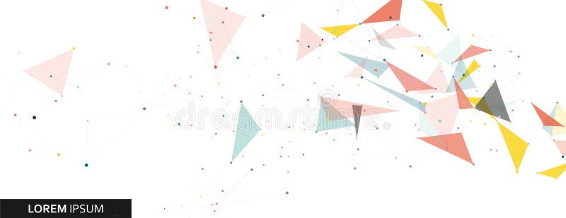Network Connection Technology. Vector Connect Polygonal Design Stock ...