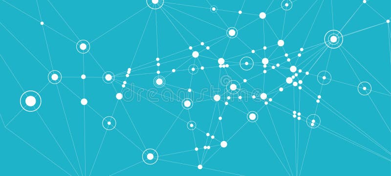 Network Connection Vector Background. Stock Vector - Illustration of ...