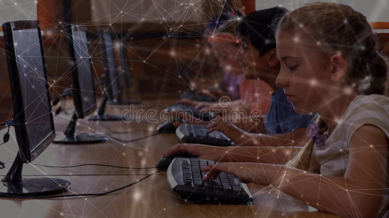 Animation of Network of Connections Over Diverse Group of Pupils with ...