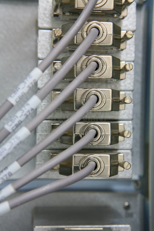 Network Connections Going Into Rack Picture. Image: 5647003