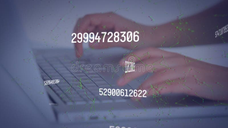 Network of Connections and Multiple Changing Numbers Floating Over ...