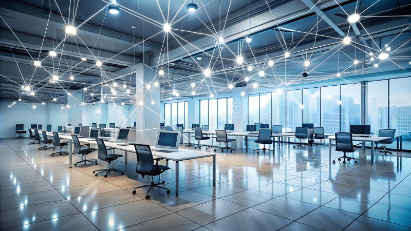 A Network of Connections an Open Floor Plan Driven by Generative AI To ...