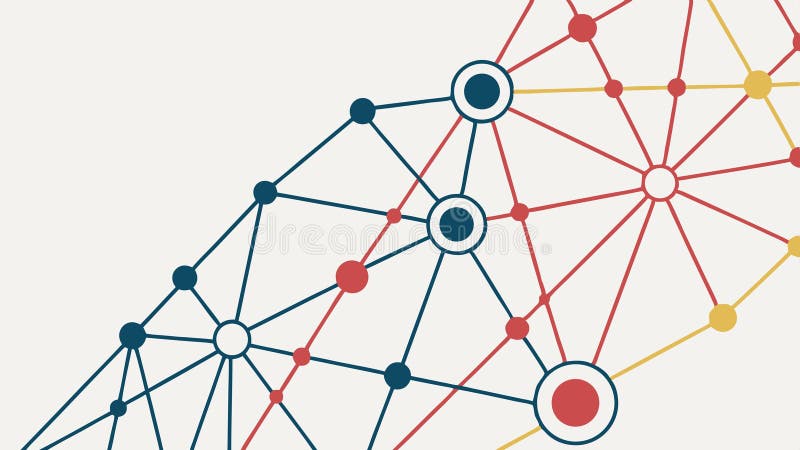 Network Connections Pattern, Data and Global Communication, Vector Design Generative AI Stock ...