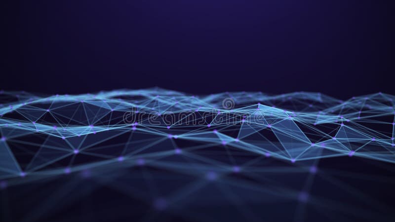 Abstract Technology Background. Network Connections with Points and ... Abstract Technology Background. Network Connections with Points and ...