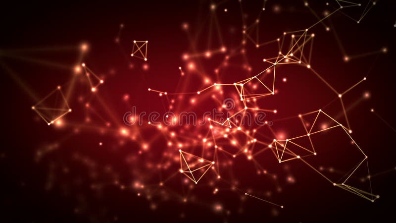 Network Connections Red Rising Stock Footage - Video of network, mobile ...