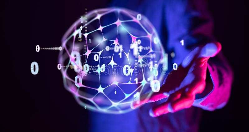 A Network Connections Team Working and Interacting Stock Photo - Image ...