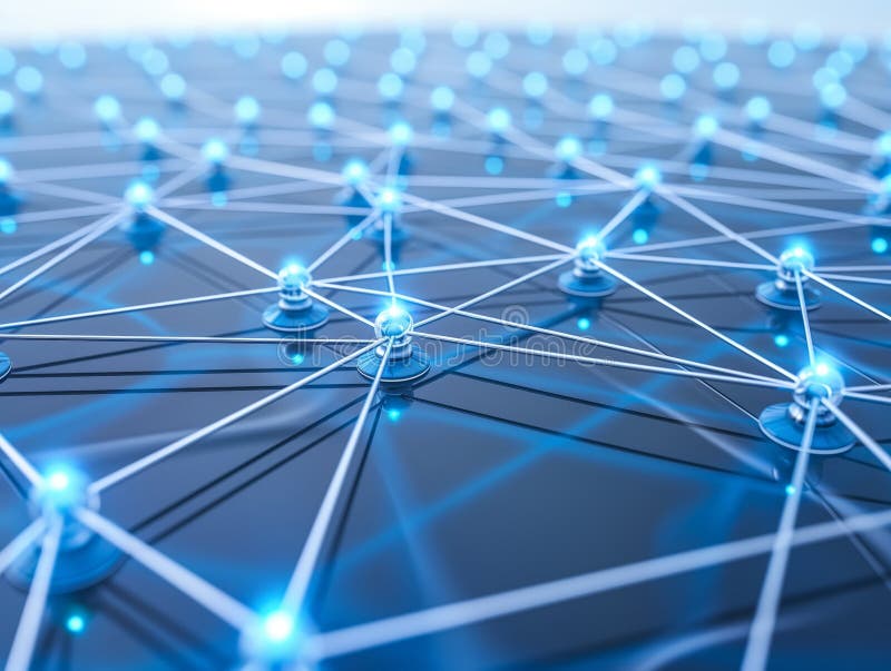 Network Connectivity Concept Stock Photo - Image of cyber, global ...
