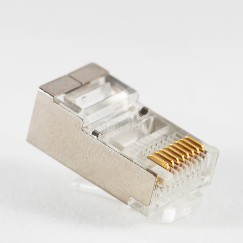 Network connector RJ45 stock photo. Image of business - 33697028
