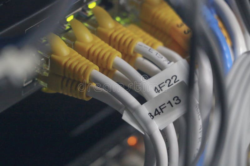 Network in Control Room for Design Stock Image - Image of connection ...