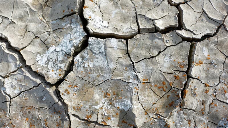 A Network of Cracks and Crevices Covers the Surface Giving it a ...