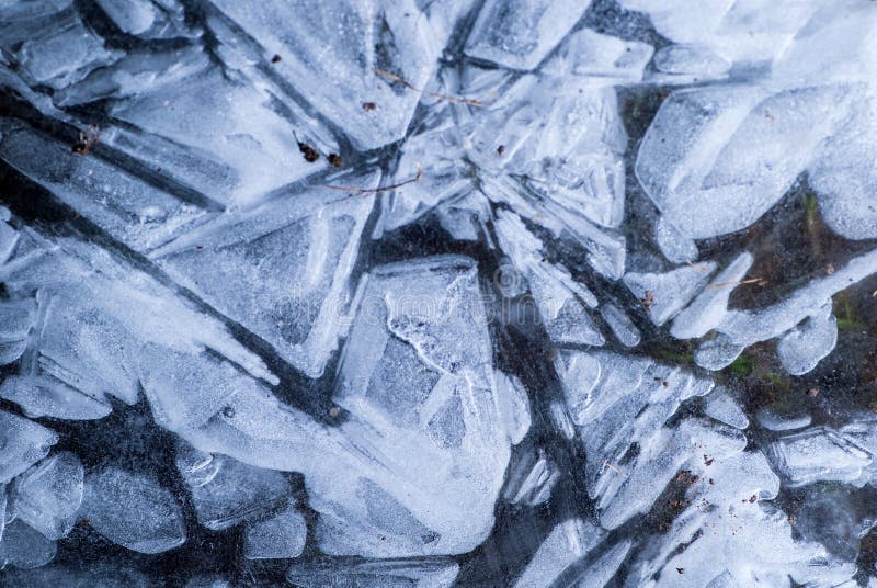 Network of Cracks in Thick Solid Frozen Layer of Ice with Shining Light ...
