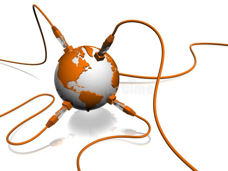 Two worlds together stock illustration. Illustration of business - 237513