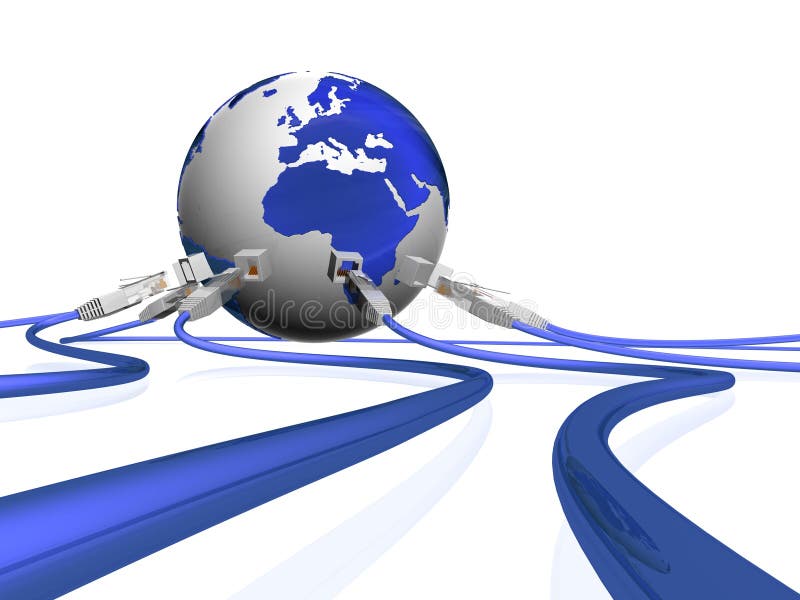 Network stock illustration. Illustration of ethernet - 49034516