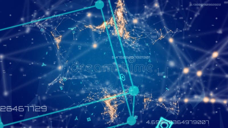 Network of Data and Connections Stock Footage - Video of information ...