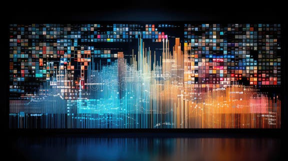 Network data relationships stock illustration. Illustration of network ...