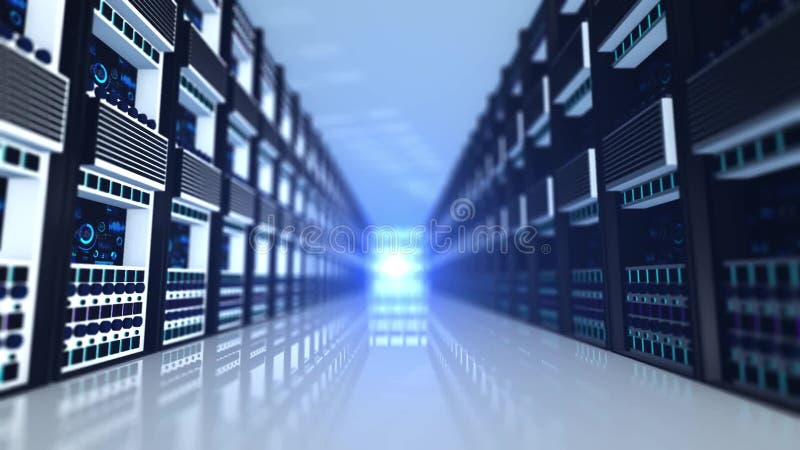 Network and data servers stock video. Video of modern - 172171305