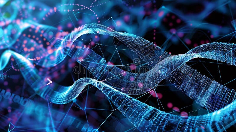 A Network of Data Streams and DNA Strands Demonstrating the Versatility ...