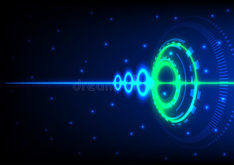 Network Data Transmission Technology Background Stock Illustration ...