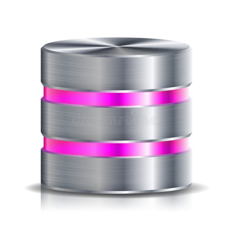 Network Database Disc Icon Vector. Highly Detailed Illustration of ...