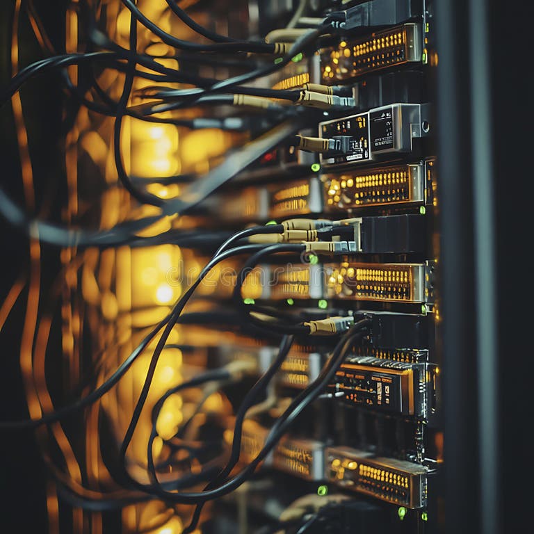 Network Defense with Firewalls Encryption and Micro-Segmentation Stock ...