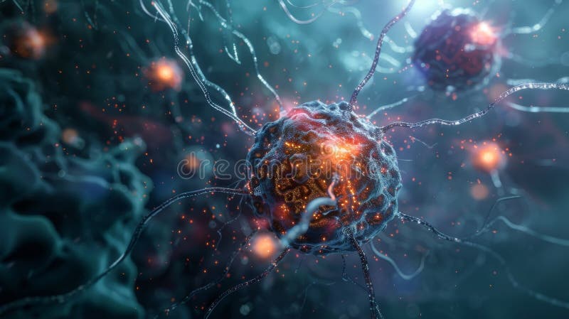 A Network of Dendritic Cells Working Together To Detect and Present ...